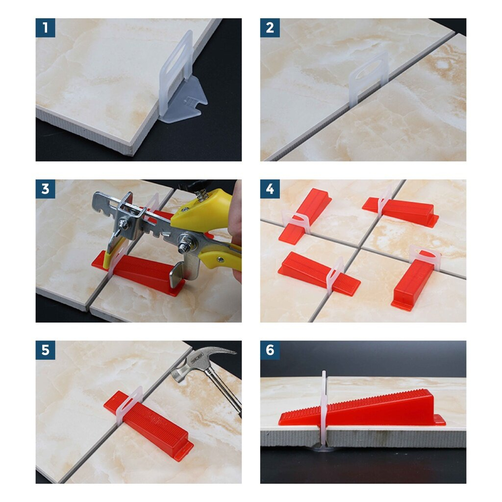 Tile Levelling Spaces And Wedge Tile Clip Tile Wedge Hand Plier Tile ...