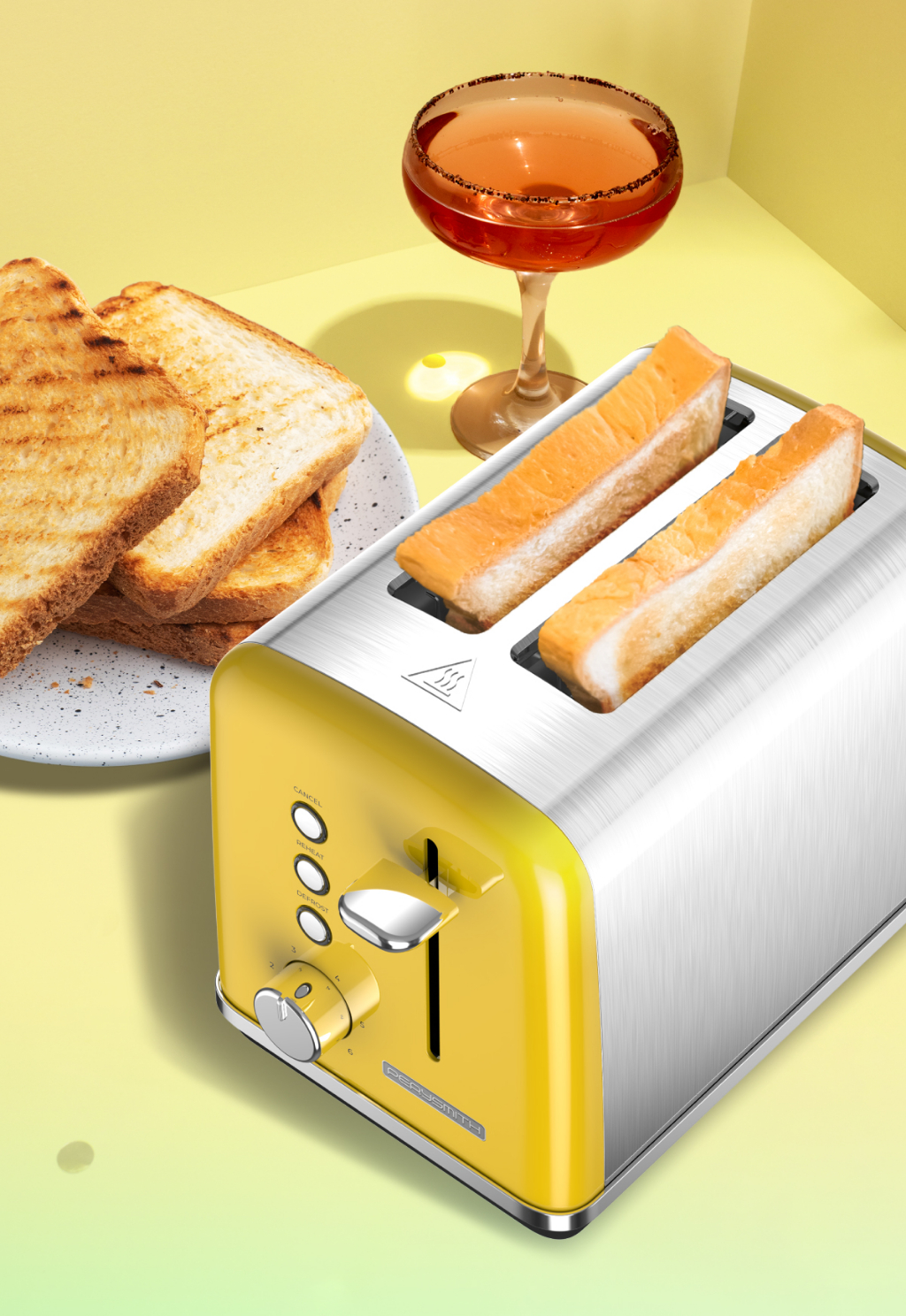 PerySmith 2 Slice Bread Toaster Signature Series SN1000 | Shopee Malaysia