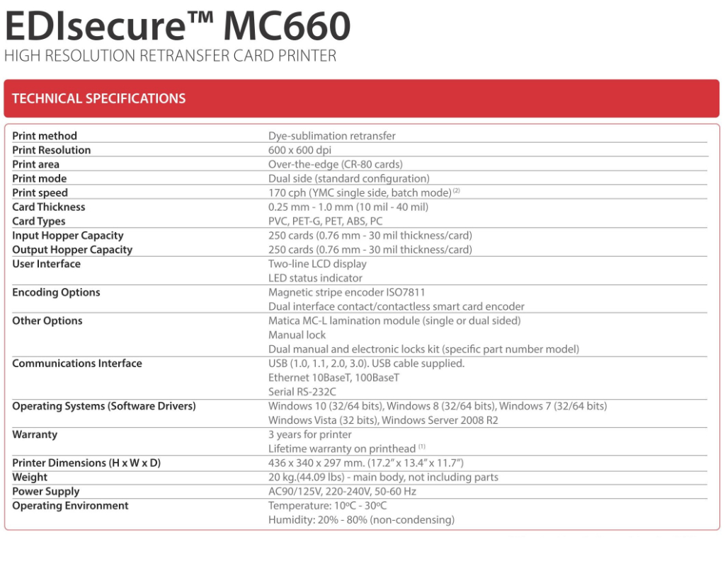 Matica MC660 High Resolution Retransfer Card Printer | Shopee Malaysia