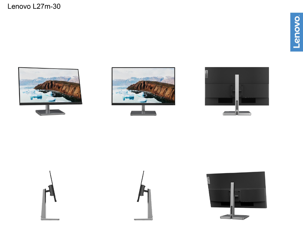LENOVO Monitor L27M-30 ( 27 Inch IPS | 1920x1080@75HZ FHD | 250NITS ...