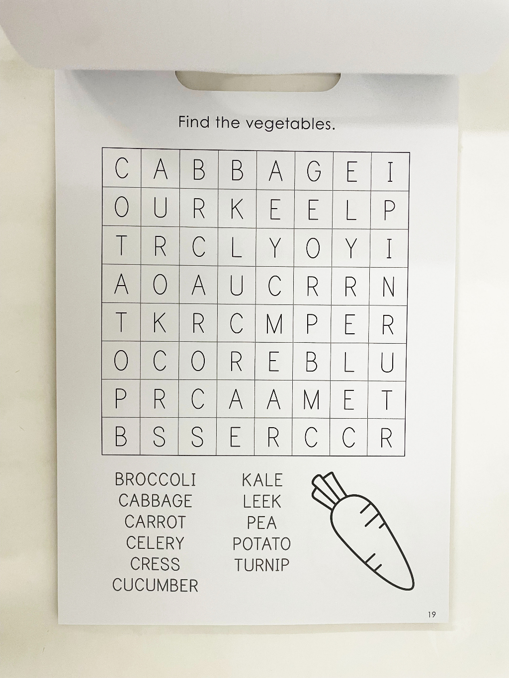 Little Genius Word Search Pad Activity Book Full With 48 Pages & Reward ...