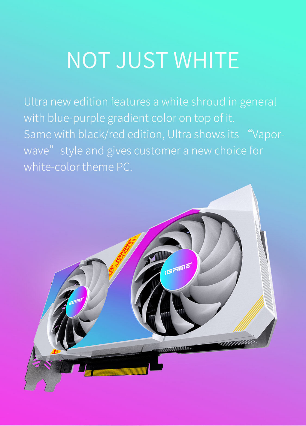(AONE PLUS SS2) Colorful iGame GeForce RTX 3050 Ultra W DUO OC 8G-V ...