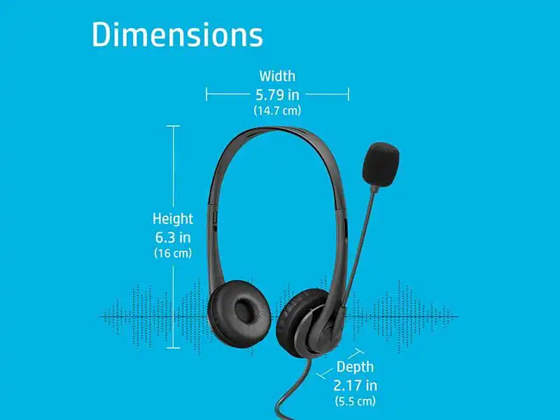 HP G2 Headset Sharp Audio Stereo Sound Stereo Jack (3.5mm or USB ...
