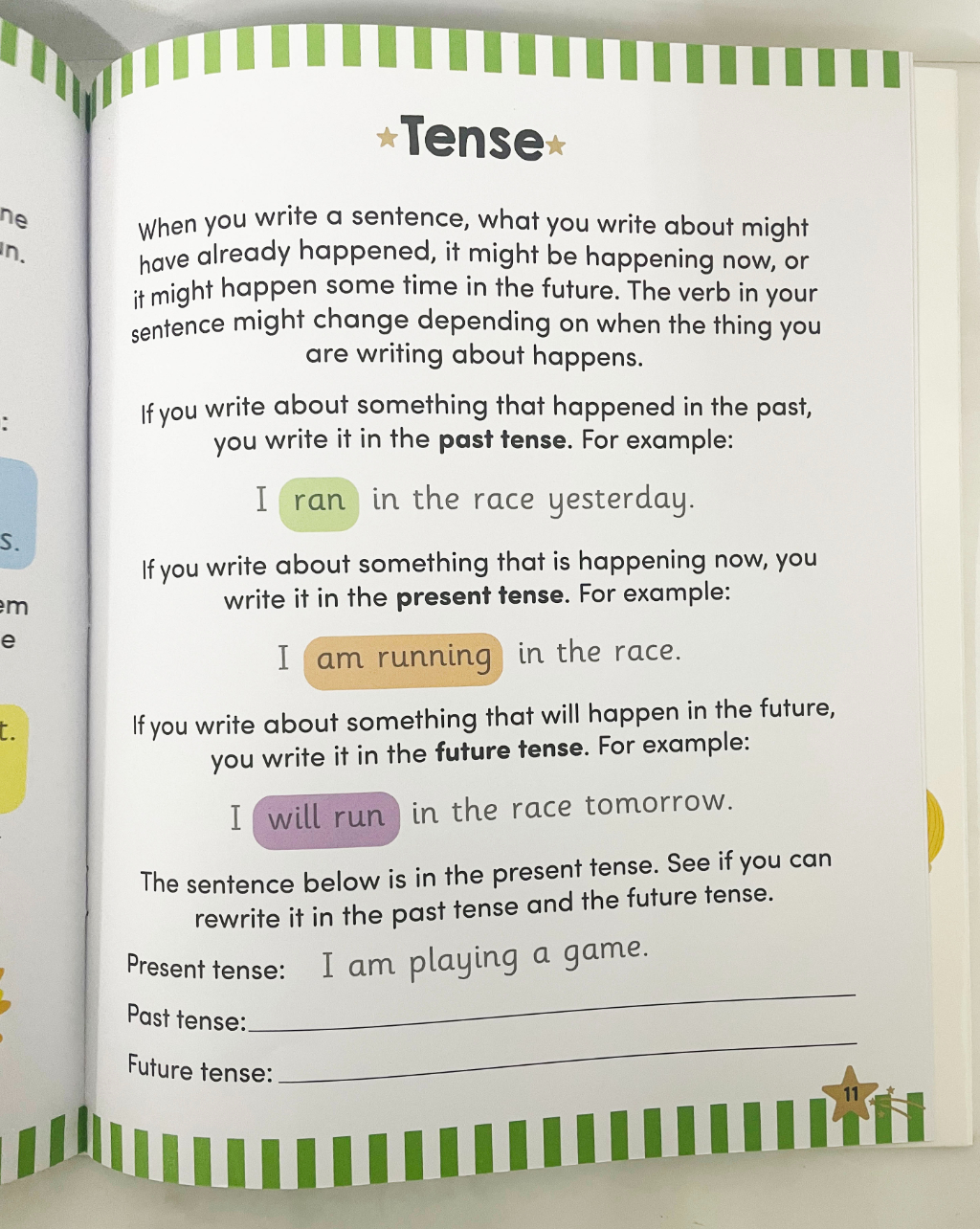 Gold Stars Learn Sentences & Words Educational Activity Book Kit for ...