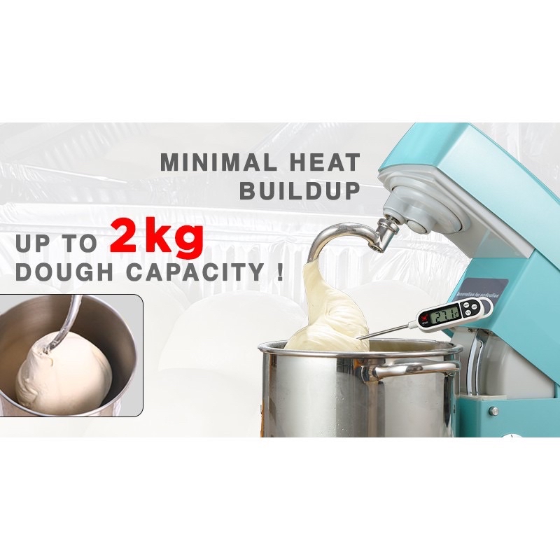 INNOFOOD Professional Series Stand Mixer KT-7600 - Grey (7.0L/500W ...