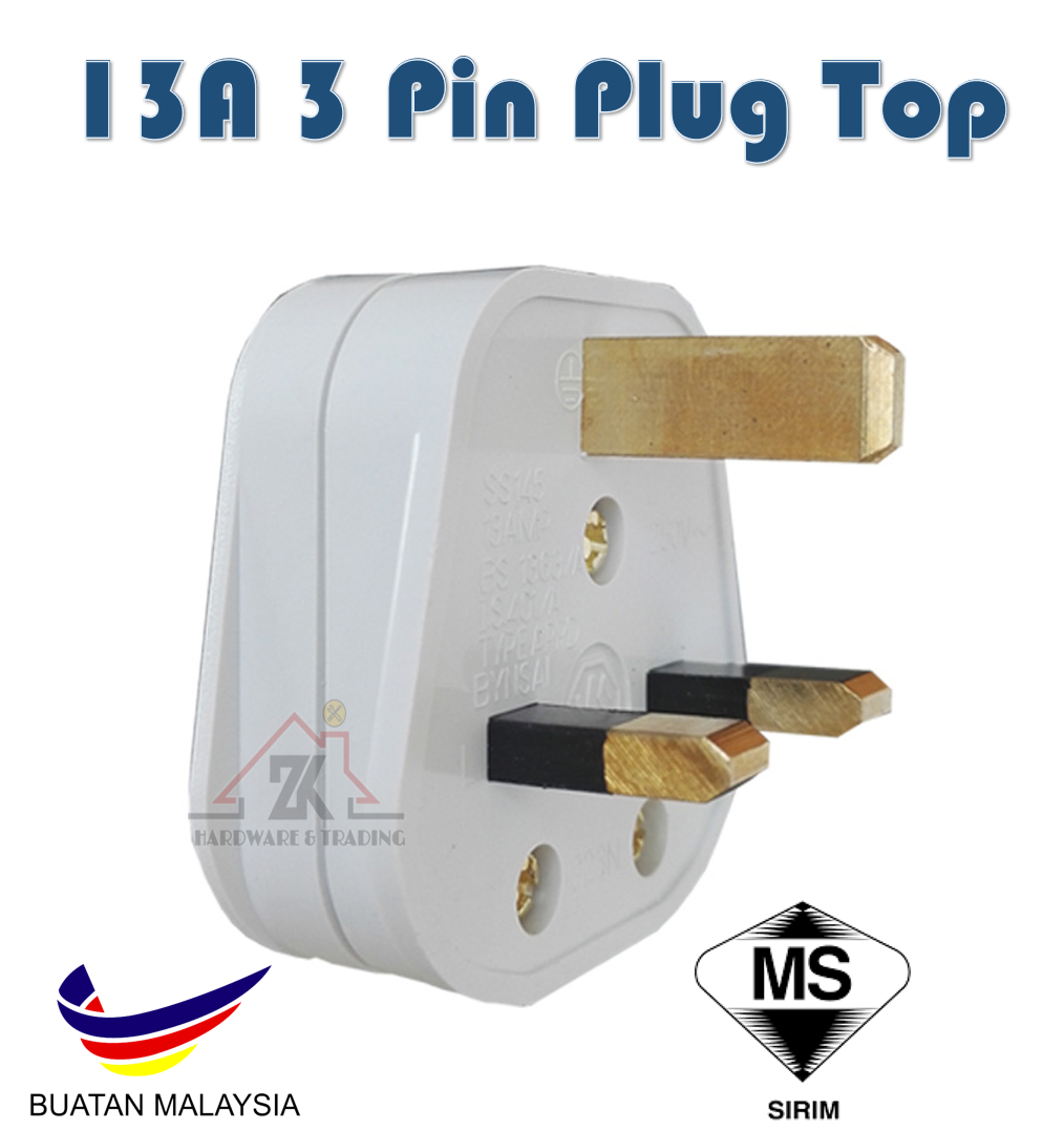 [SIRIM APPROVED]Heavy Duty 3 Pin Plug Top Machinery Industrial 13A 15A ...
