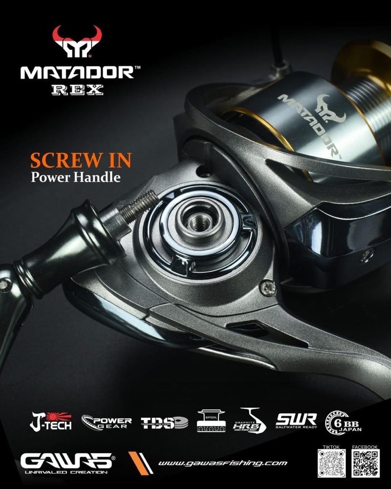 Gawas Matador REX Spinning Reel ( 3000AR | 4000AR | 5000AR | 6000AR ...