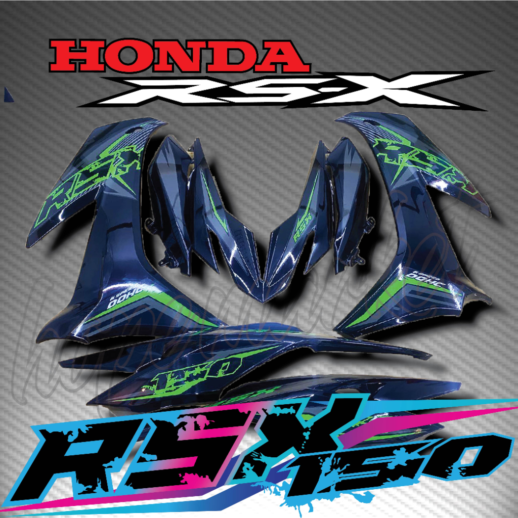 STRIPE MOTOR HONDA RSX 150 ( 11 ) CUSTOM THAI X VIETNAM BODY STICKER ...