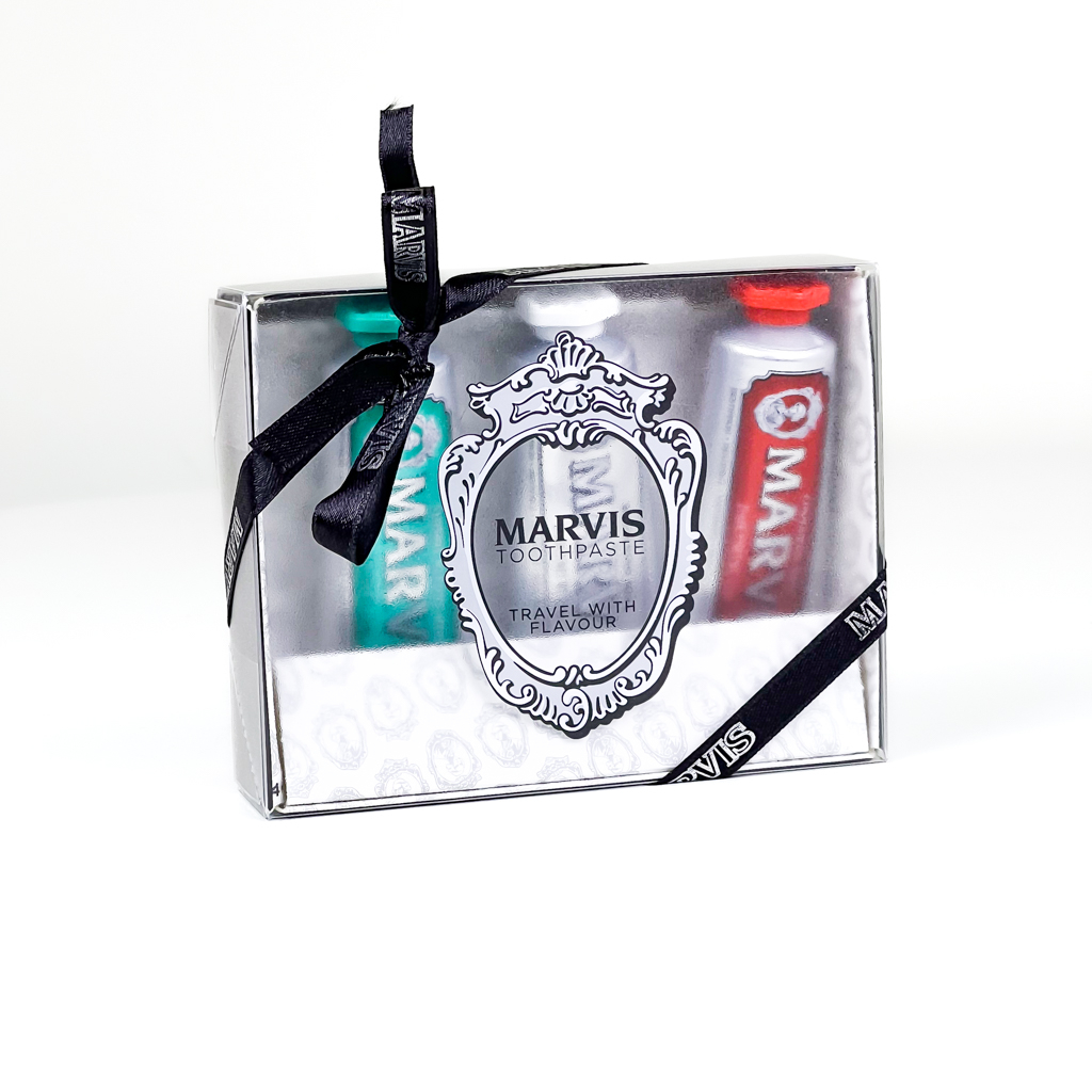 Marvis 3 Flavor Gift Box Marvis 3 piece Gift Set (25ml x 3) | Shopee ...