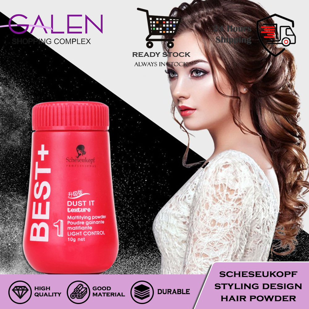 Thrill Fibre Gum Bedak Rambut + Dust It Mattifying Powder 10g Styling ...