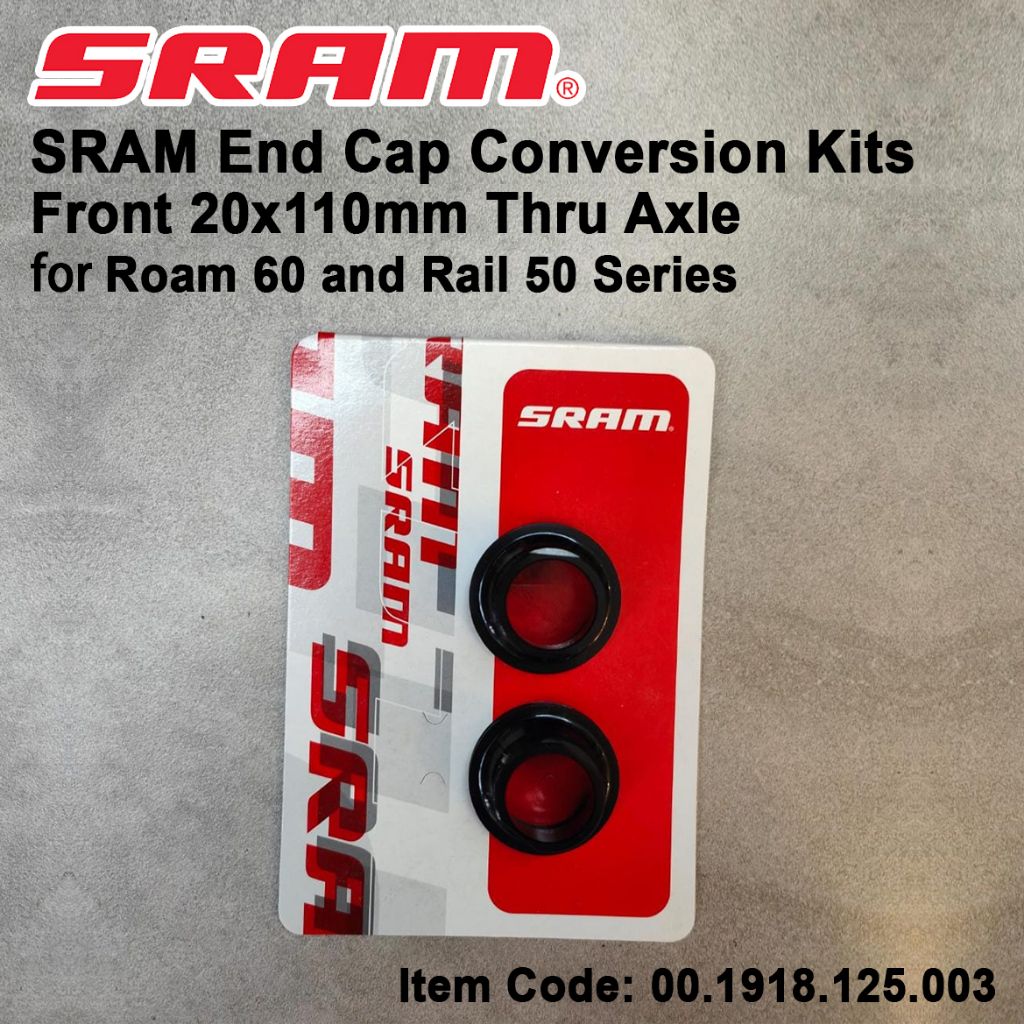 SRAM Axle Convertion Cap 20mm x 110mm Front for Sram Roam 60 Rail 50 ...