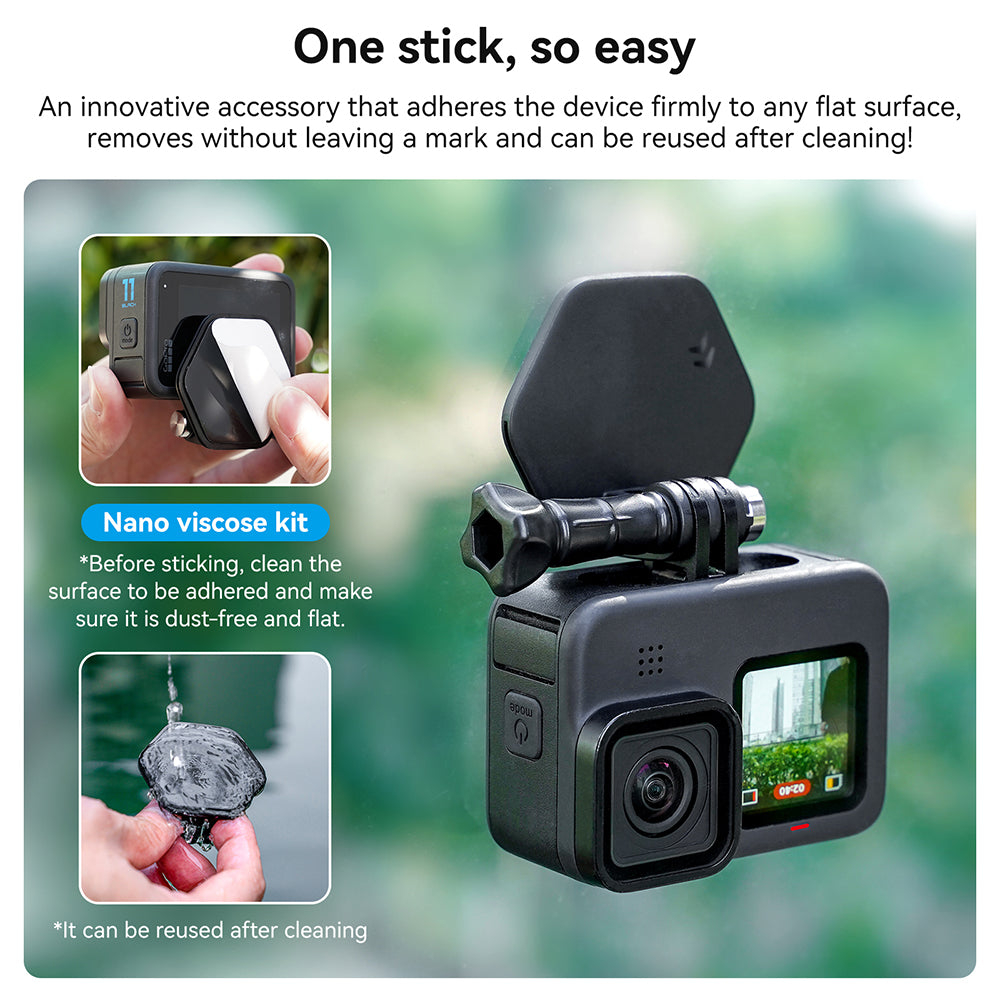 TELESIN Magnetic Chest/Neck Mount with Nano Viscous Mount | Shopee Malaysia