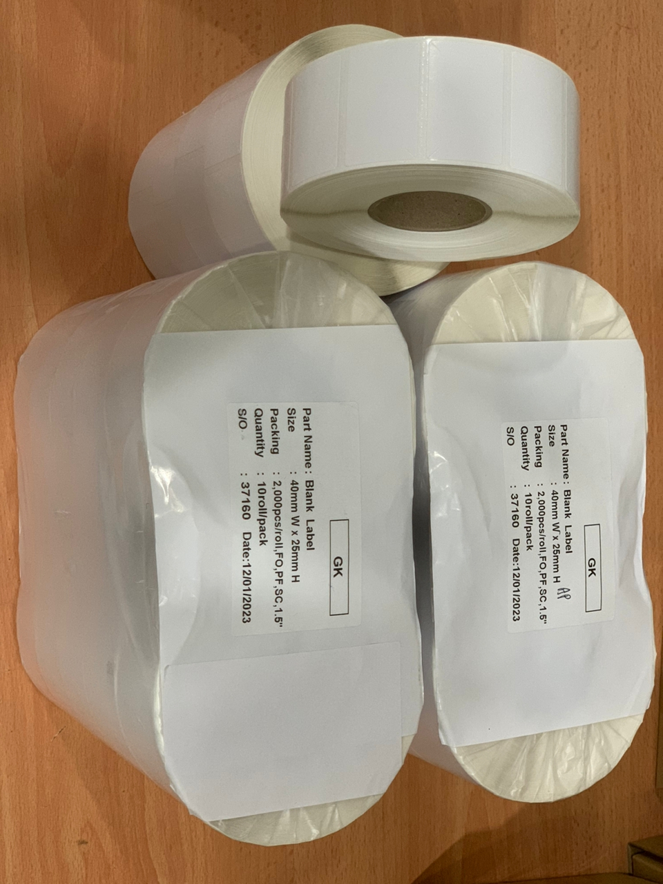 PREMIUM 40x25 Blank Barcode Label 1 Panel Art Paper Sticker Avery ...