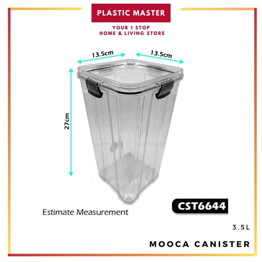 Mooca Canister Plastic Storage Food Container Food Storage Plastic ...