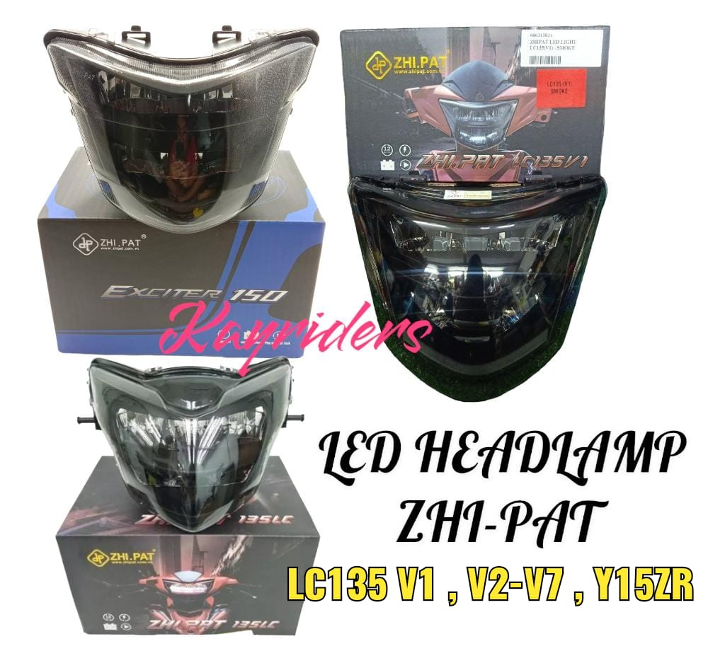 LAMPU LED LC135 LAMPU LED Y15V1 LAMPU LED LC135 V2 LED HEAD LAMP LED LC V1 HEADLAMP LC135 MACAM ...