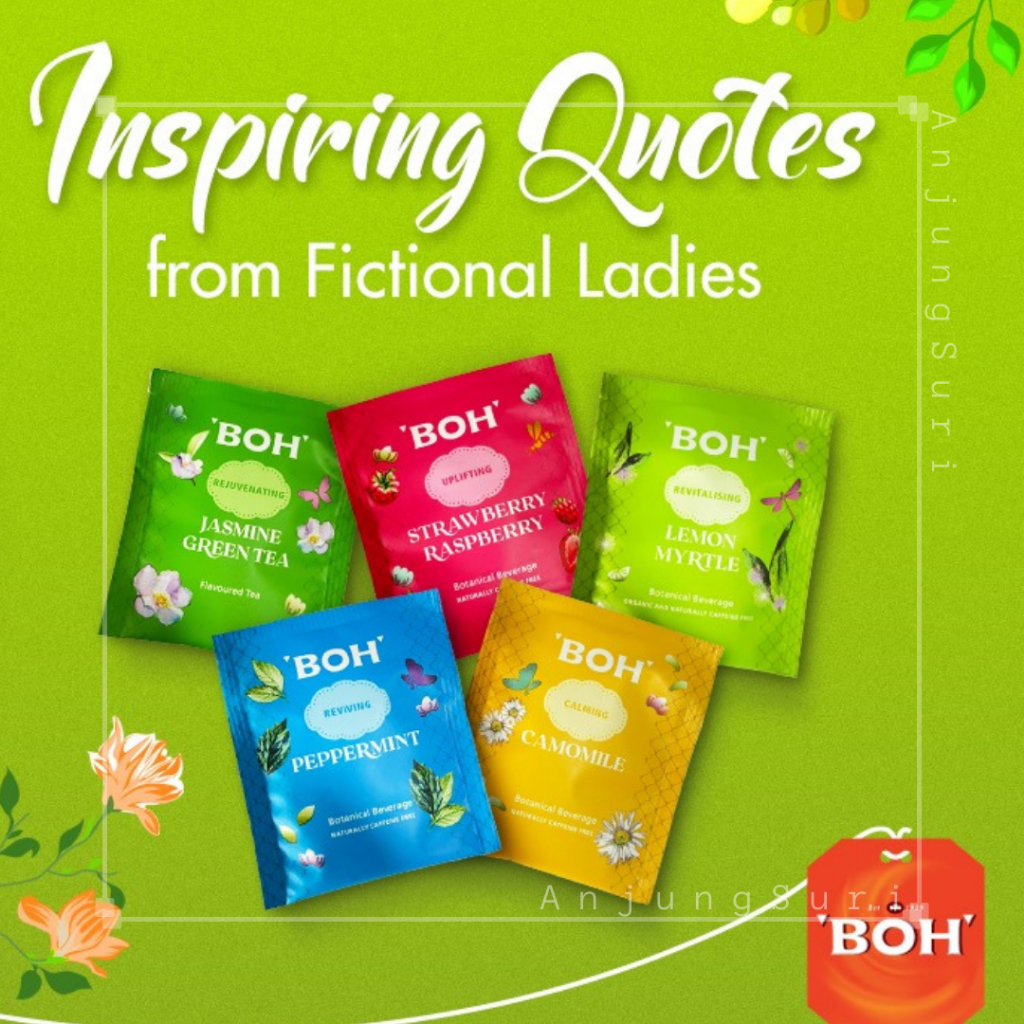 Tea Boh Loose Sachet Boh Teh Single Bag Camomile Strawberry Jasmine ...