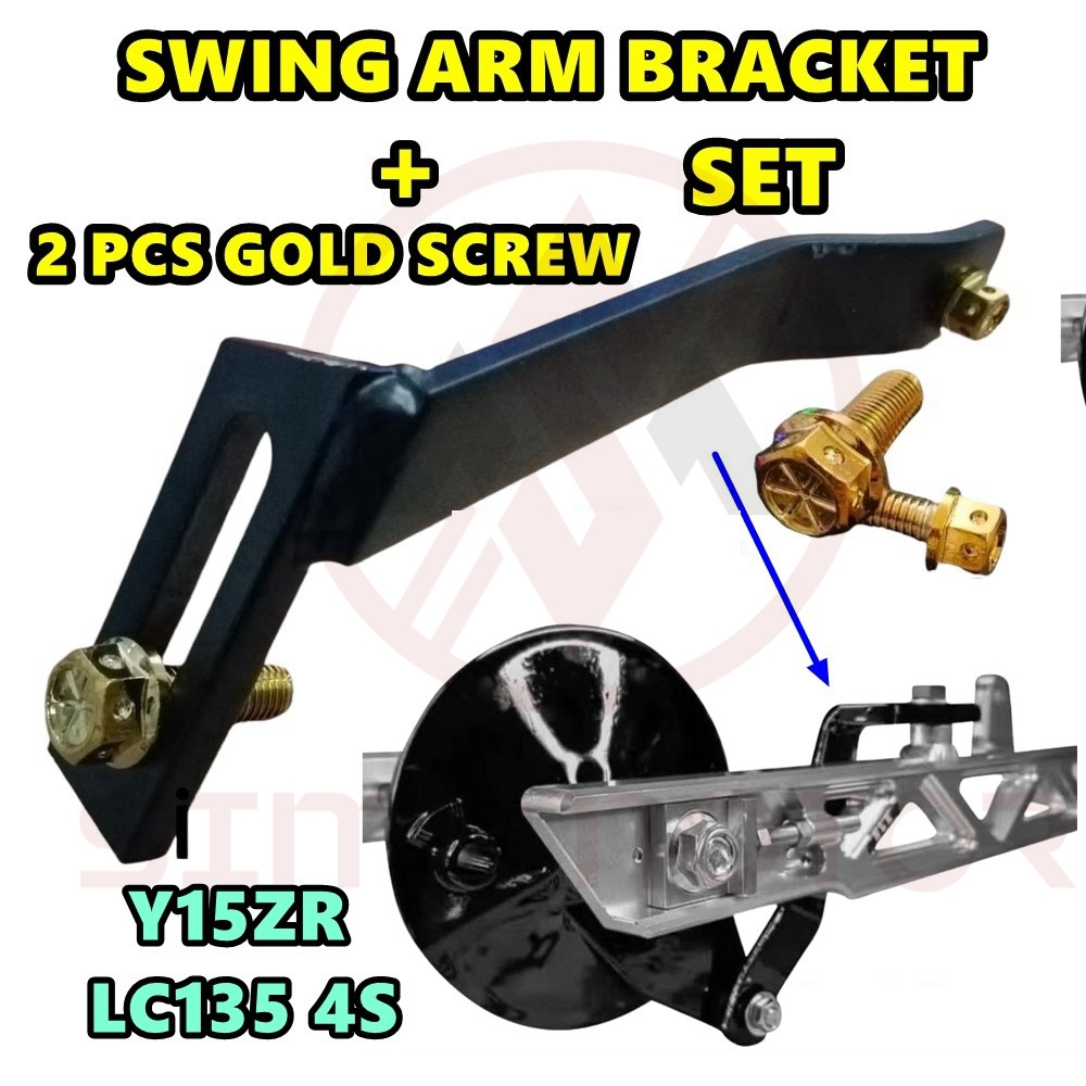 Brake Hub Bracket LC135 Modified PNP Swing Arm Y15ZR TEBAL | Shopee Malaysia