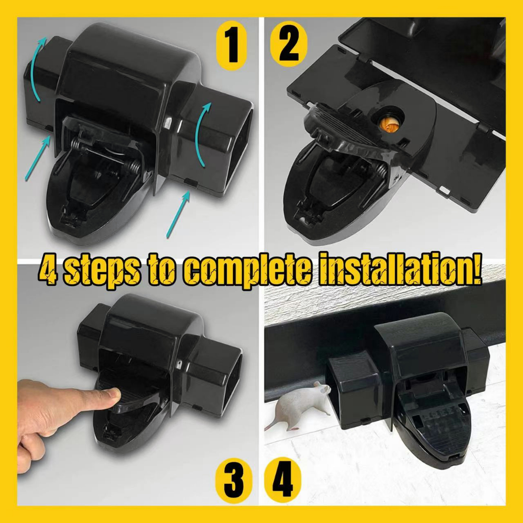 ⚡️ COD ⚡️ Upgraded Reusable& High Speed Instant Kill Mouse Trap Snap ...