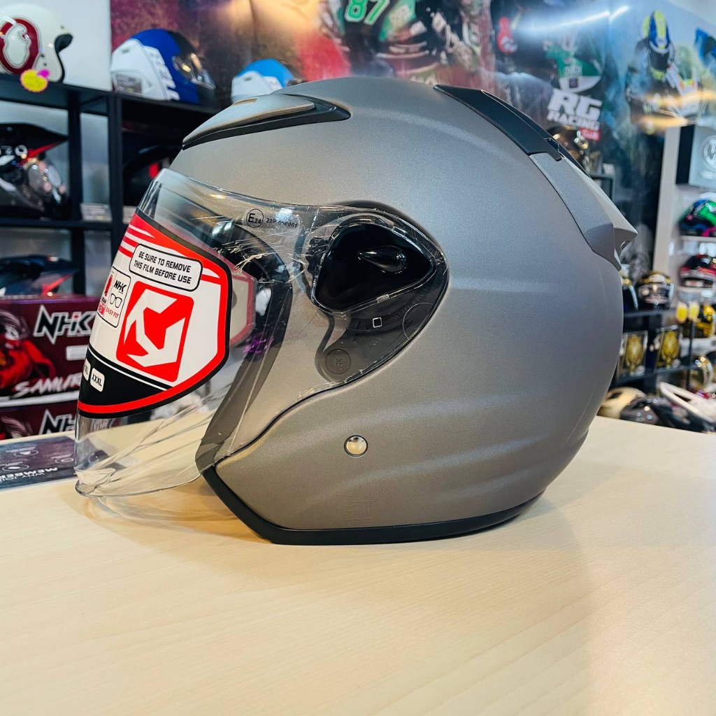 NHK Helmet R6 V2 Solid Color Single Visor | Shopee Malaysia