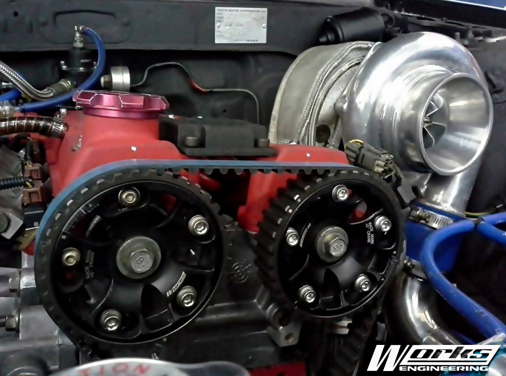 Works Engineering adjustable Cam Pulley for Toyota 4AGE 16V (1 piece ...