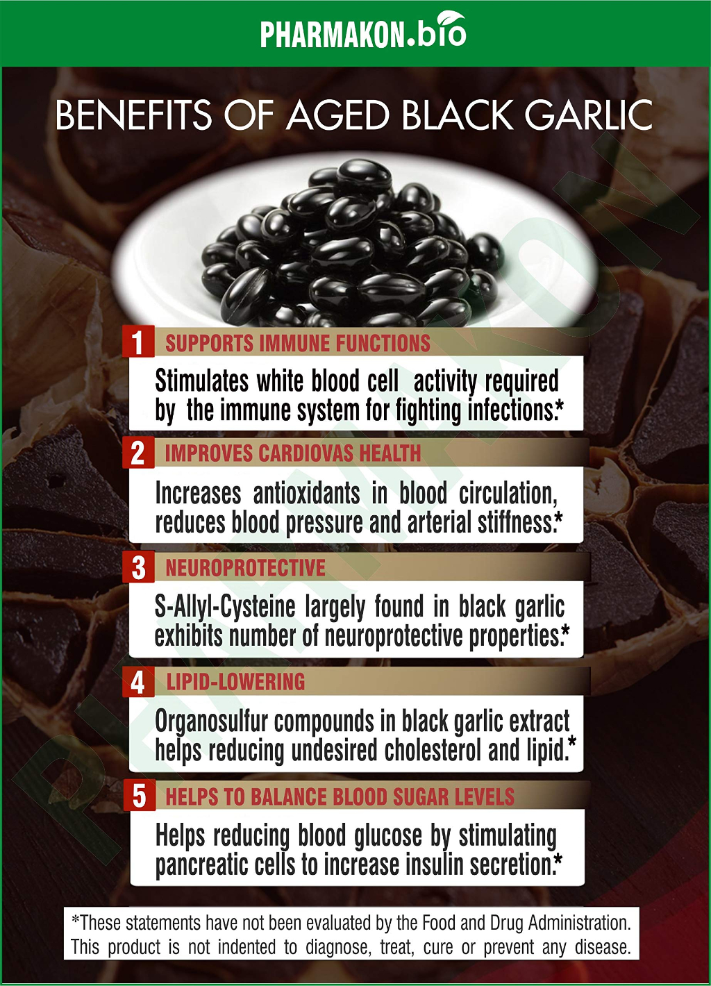 NHF Black Garlic Extract (60 Capsules) , Exp 9/2024 | Shopee Malaysia