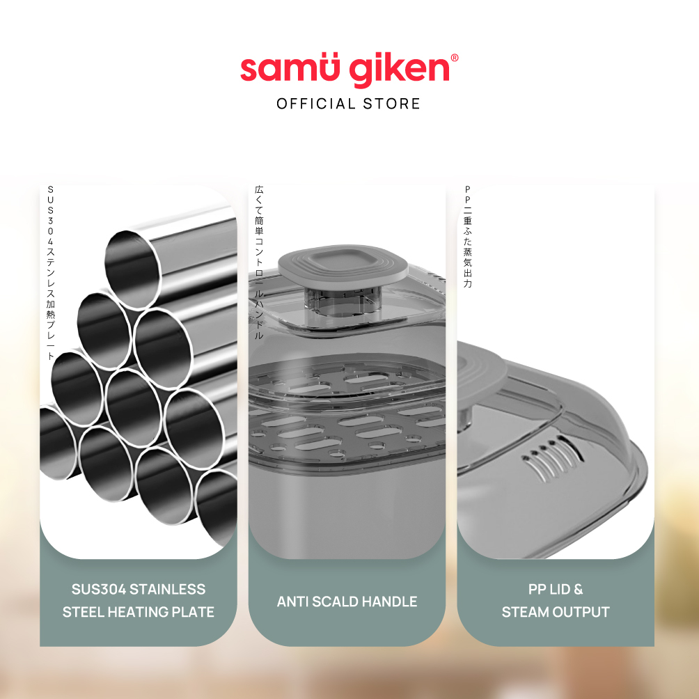 Samu Giken Baby Bottles Sterilizer & Steamer | Pensteril & Pengukus ...