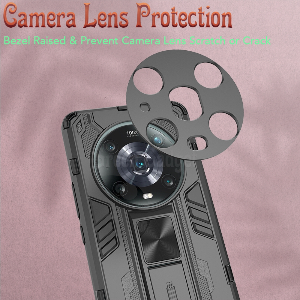 [Green Gadget] Honor Magic 4 Pro 5G Case Armour 360 Full Protection Cover Casing Kes Hard Keras ...
