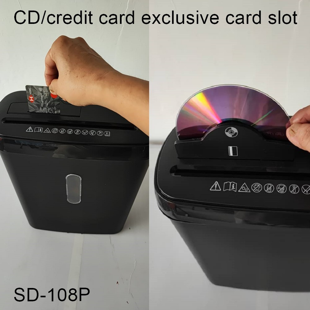 TRENY Paper Shredder , Shredder Machine 10 Sheets / Paper / CD / Credit ...