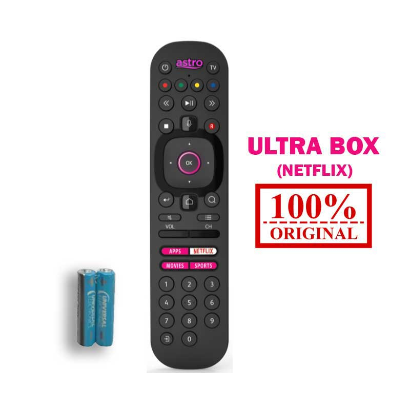 100% Original Astro Byond Njoi PVR Ulti Box Ultra Box Netflix Remote ...