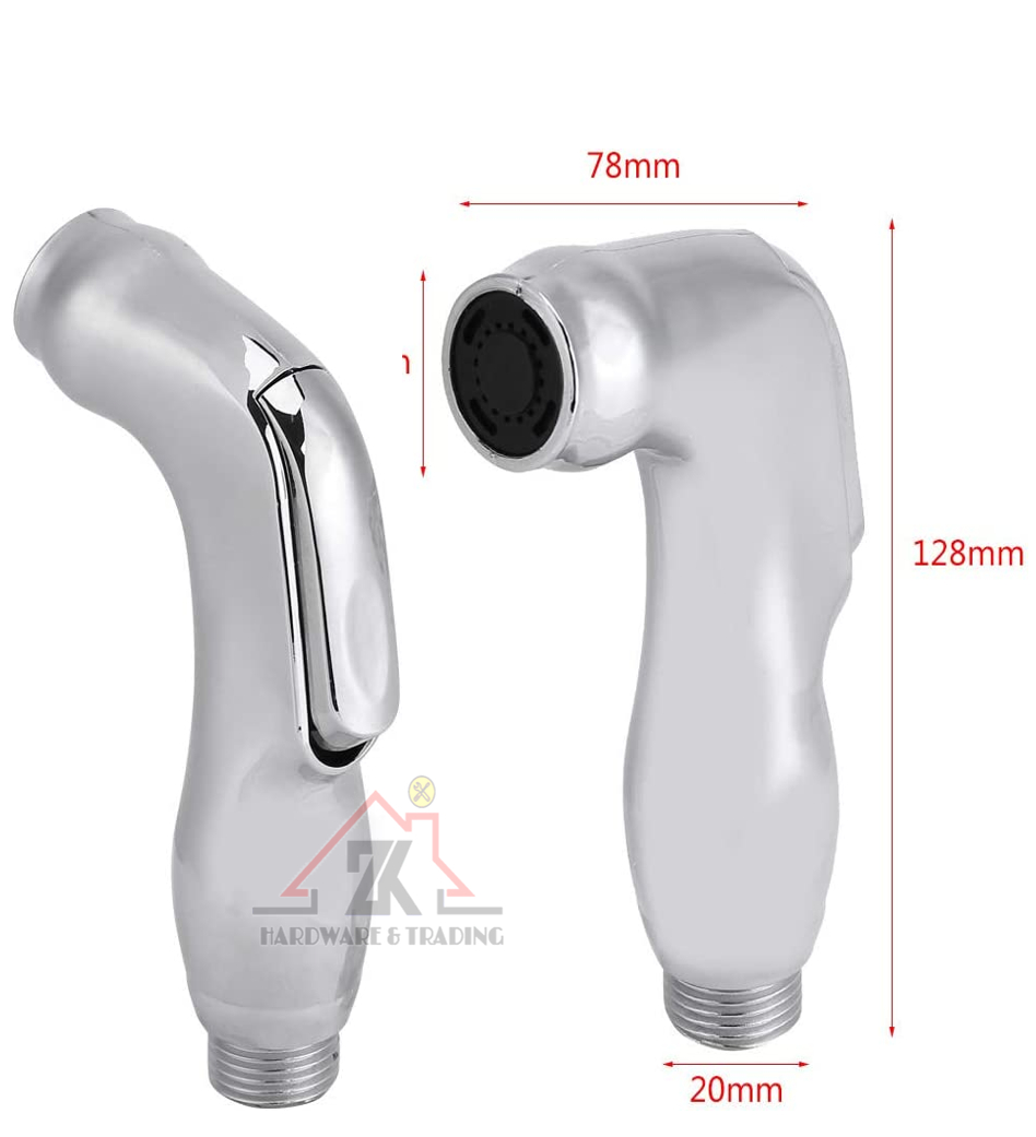 Bidet Toilet Sprayer ABS Plastic Sprinkler Head with Push Button Switch ...
