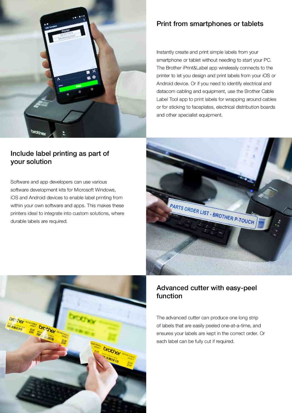 Brother PT-P950NW Labeling Machine Label Printer Wifi / Network ...