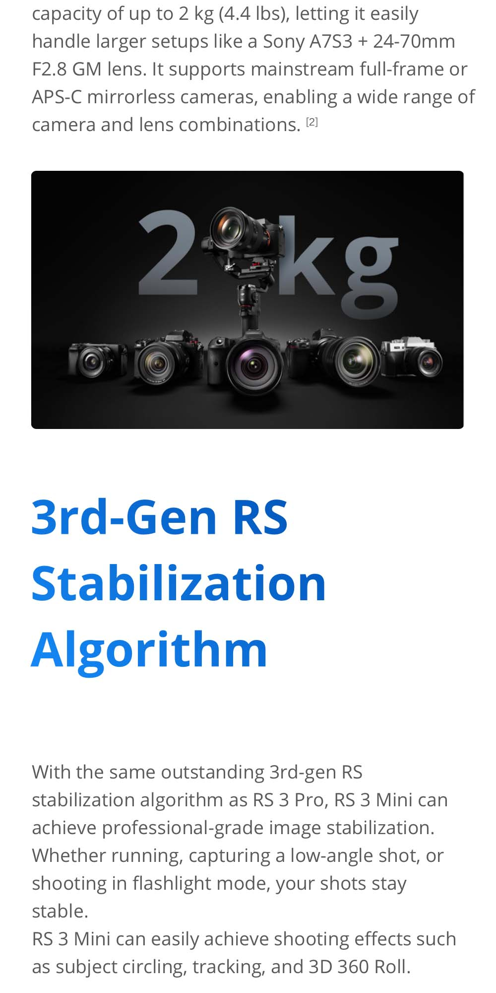 DJI RS 3 Mini & RS3 Mini - Lightweight Travel Stabilizer | 3rd-Gen RS Stabilization Algorithm ...