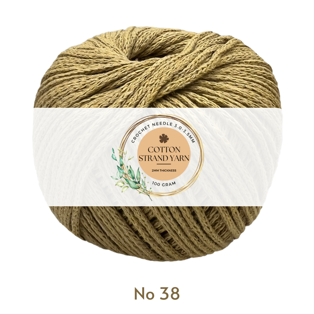 42 Color 100g 2mm Cotton Strand Yarn Hollow Cotton Yarn Benang Crochet ...