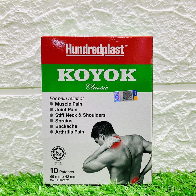 HUNDREDPLAST KOYOK CLASSIC PLASTER [65MMX42MM] [10PATCHES/BOX] | Shopee Malaysia