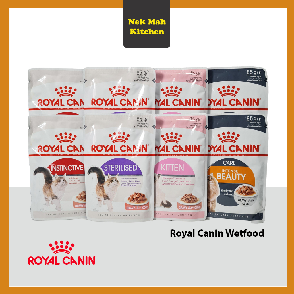 Royal Canin Wet Food Pouch Instinctive Intense Beauty Kitten RC Makanan ...