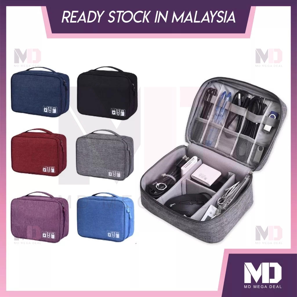 《Mega Deal》Travel Electronic Bags Gadget Organizer Bag USB Cable ...