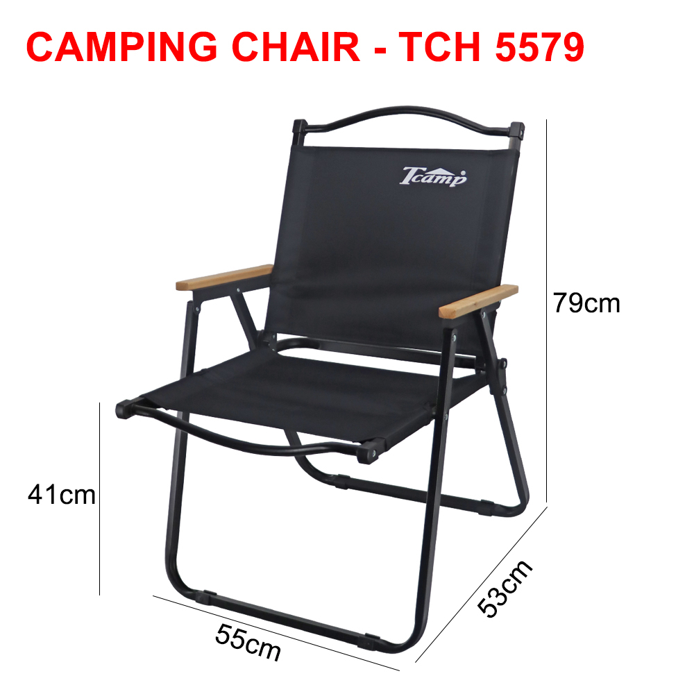 Tcamp Camping Chair TCH Portable Foldable Outdoor Fishing Camping Chair ...