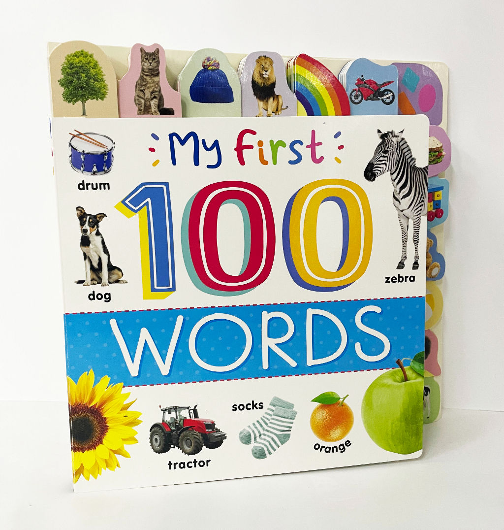My First 100 Words Board Book For Toddlers & Preschool Kids To Learn ...