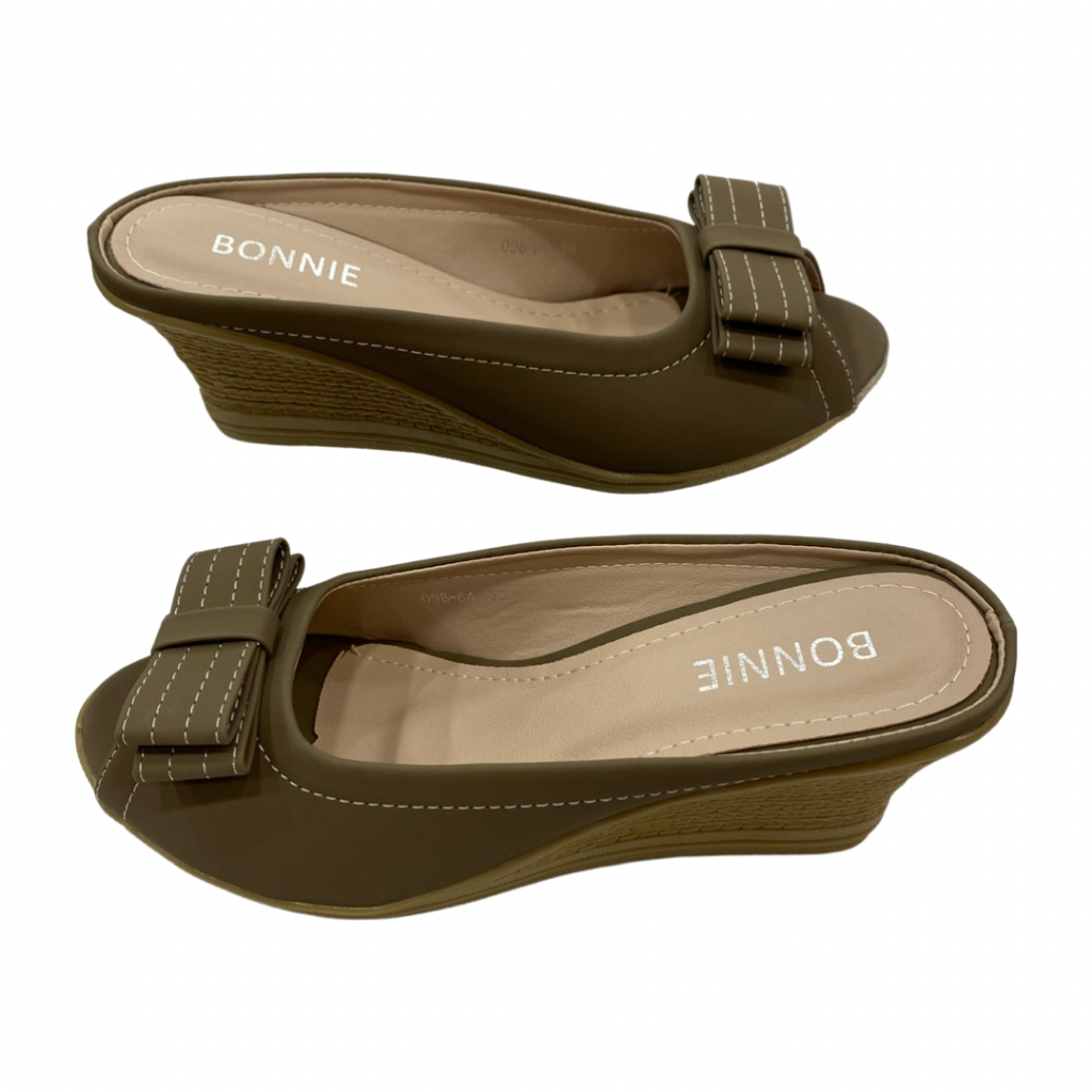 Bonnie Ladies Wedges Peep Toe Sandal S19015510 RM59.99 | Shopee Malaysia