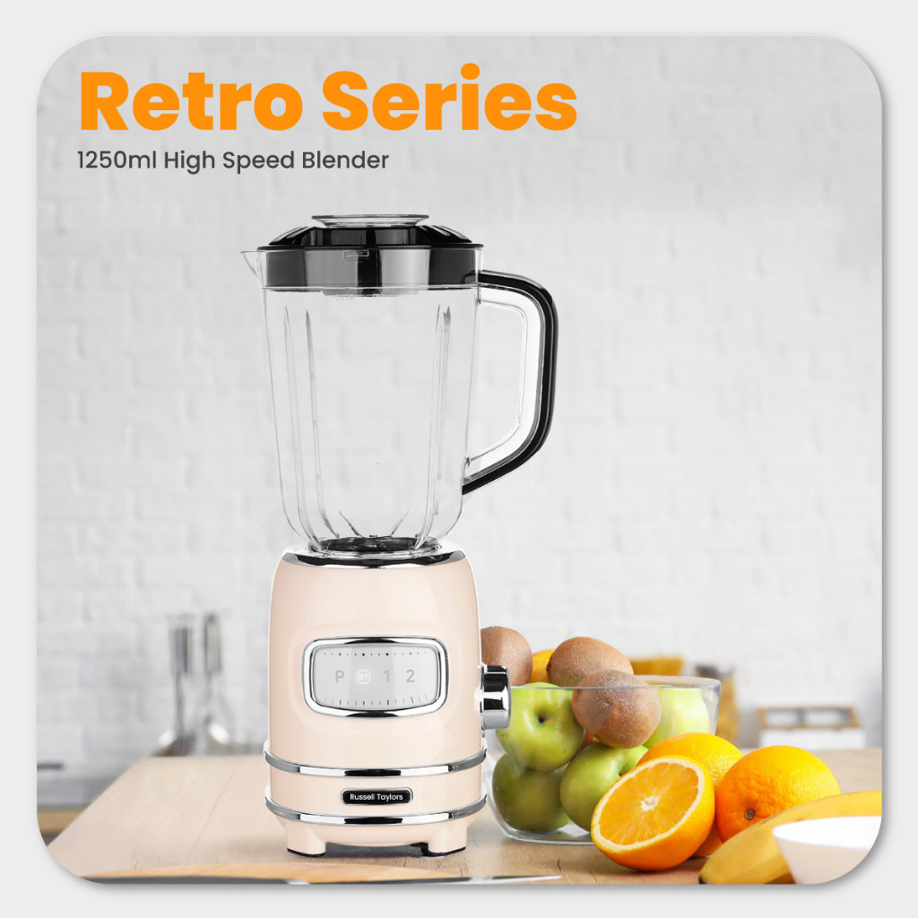 Russell Taylors High-Speed Retro Blender (1.25L) TB1 | Shopee Malaysia