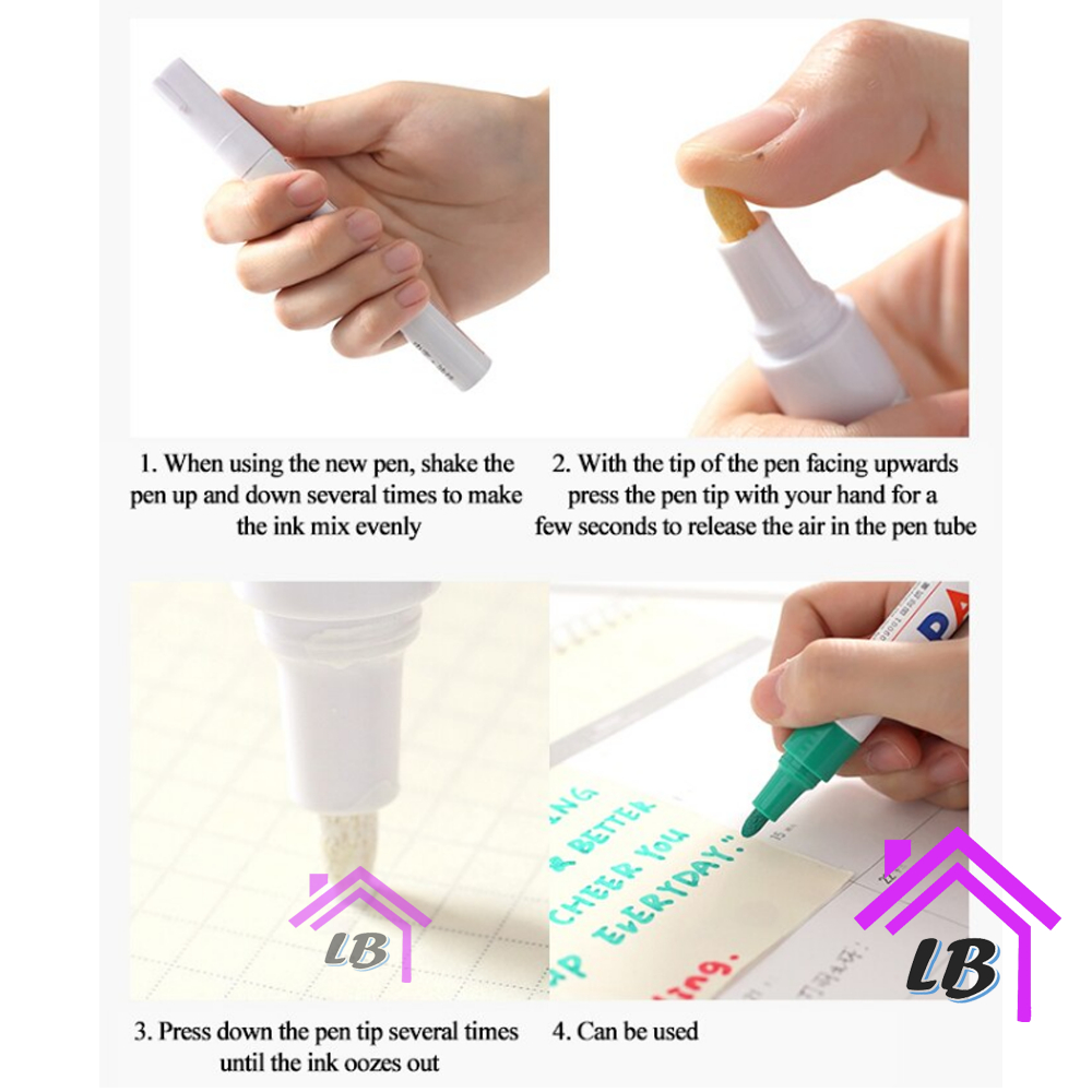 GANA Waterproof Paint Marker Pen Permanent Tyre Marker Pen Lukis Cat ...