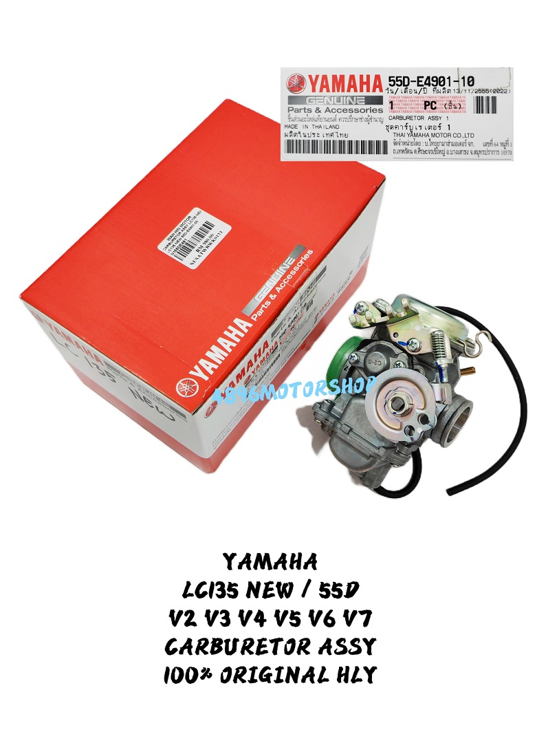 100% ORIGINAL HLY GENUINE YAMAHA LC135 55D V2 V3 V4 V5 V6 V7 CARBURETOR ...