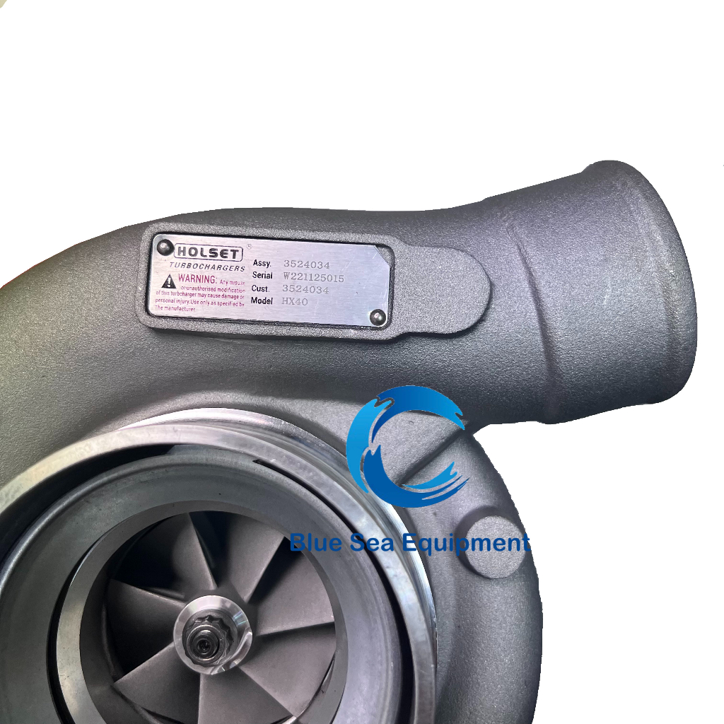 Turbocharger 3524034 / 3524035 / 3528777 Cummins 6BT / 6CT Marine ...