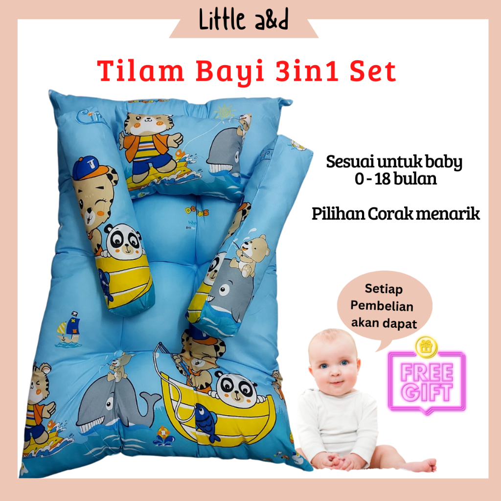 Tilam Baby | Baby Mattress Newborn | Tilam bayi Kartun | Bedding Baby ...