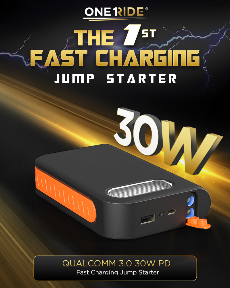 [NEW] ONERIDE 3 IN 1 Jump Starter Power Bank 30W PD Portable ...