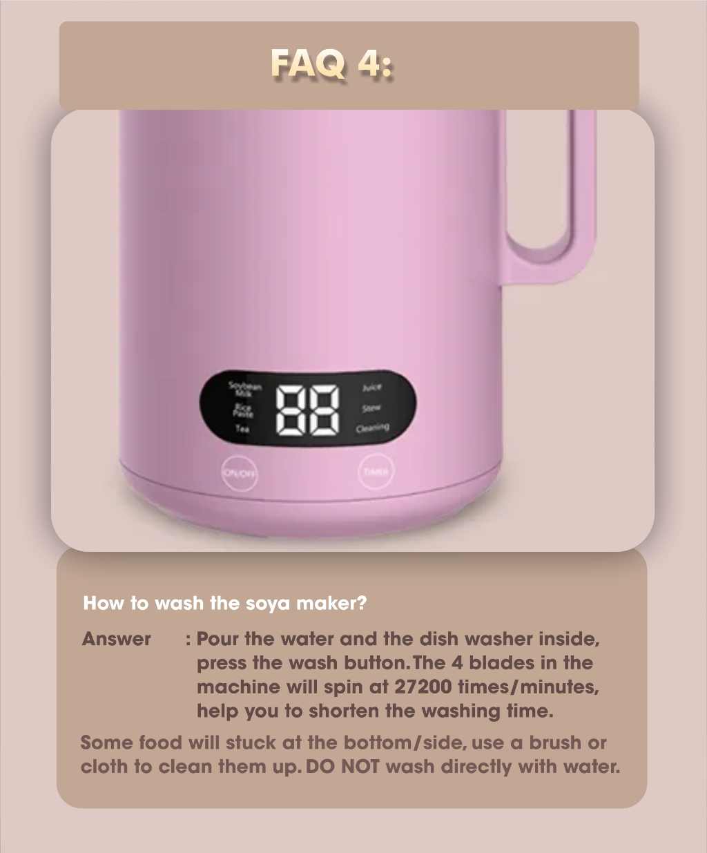 [Clearance][FREE ADAPTOR] 6 In 1 Mini Soya Bean Machine Mesin Soya Milk ...