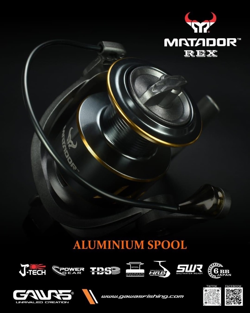 Gawas Matador REX Spinning Reel ( 3000AR | 4000AR | 5000AR | 6000AR ...