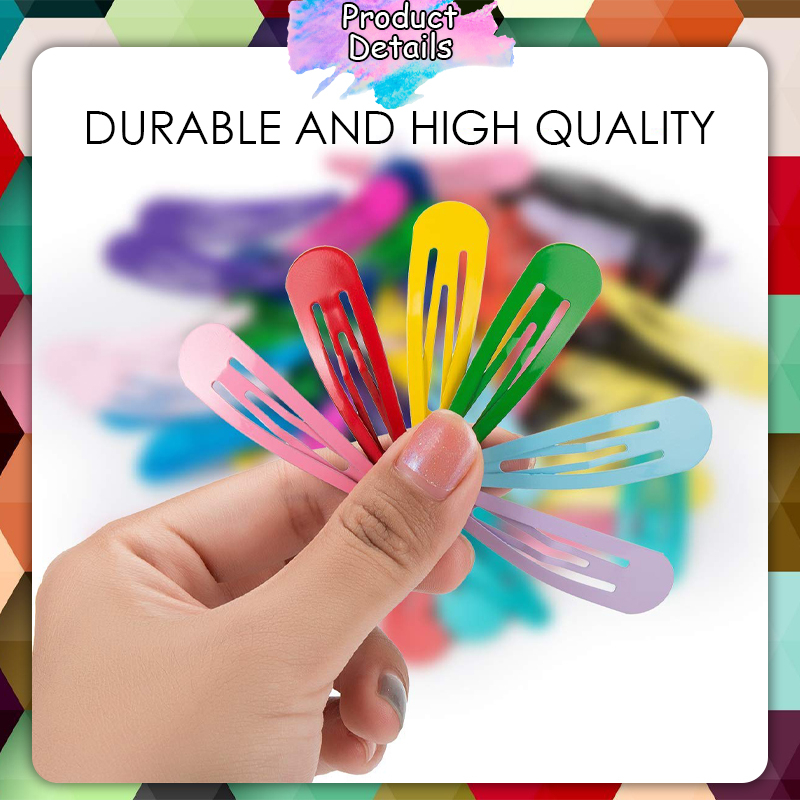 [Happy Kids] 3cm Girls Kids Baby Colourful Candy Colour Mini Hair Clips ...