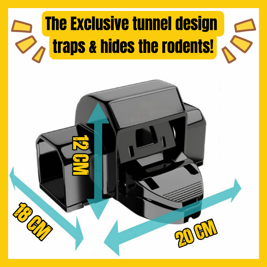 ⚡️ COD ⚡️ Upgraded Reusable& High Speed Instant Kill Mouse Trap Snap ...