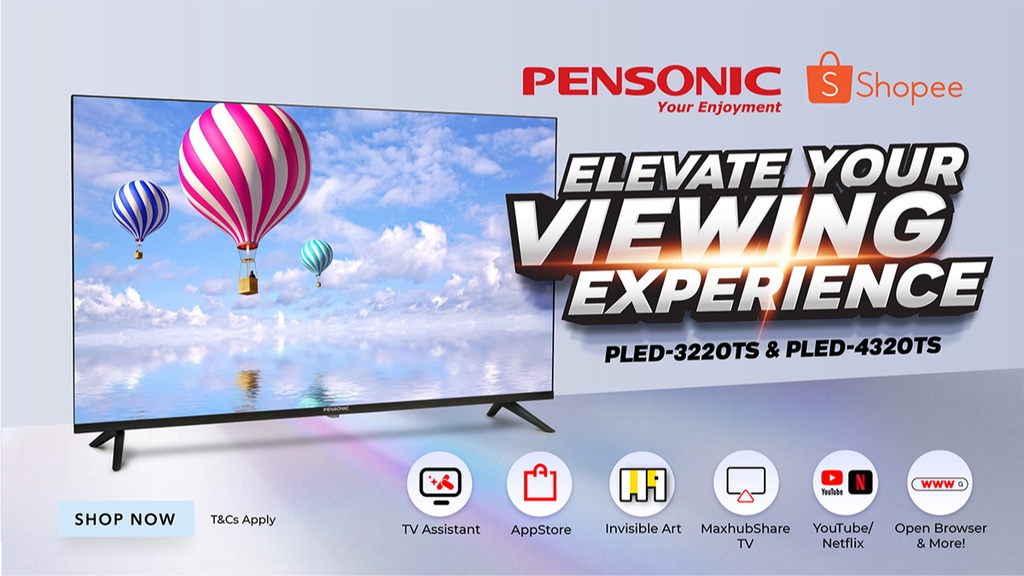 Pensonic Android Smart TV (WiFi TV) 32" 32 Inch PLED-3220TS 43" 43Inch ...